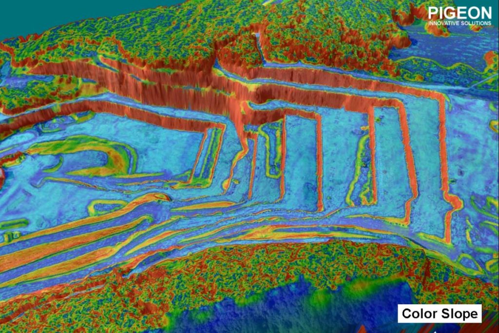 Slope analysis of Aerial Images - Pigeon Innovative Solutions